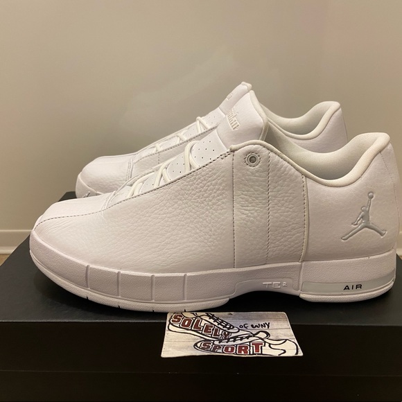Jordan | Shoes | New Nike Air Jordan Team Elite 2 Low White Leather ...